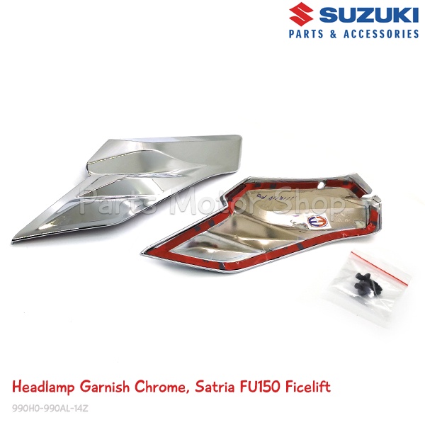 Original Satria FU150 Facelift Chrome Garnish Head Lamp | Shopee Malaysia