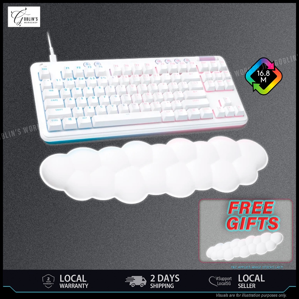 Logitech G713 Wired Tenkeyless Mechanical Gaming Keyboard - Aurora ...