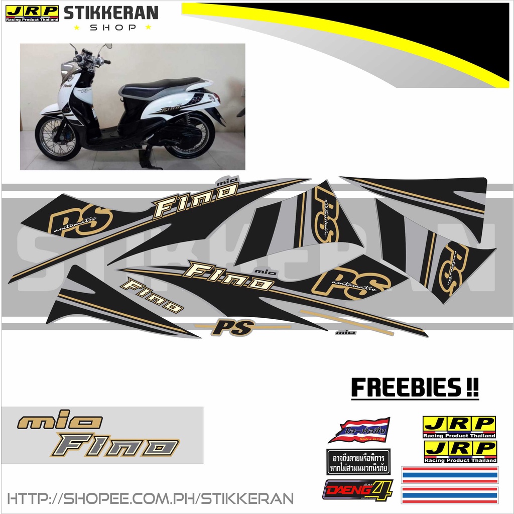 YAMAHA FINO DECAL (11 COLOR CHOICES) | Shopee Malaysia