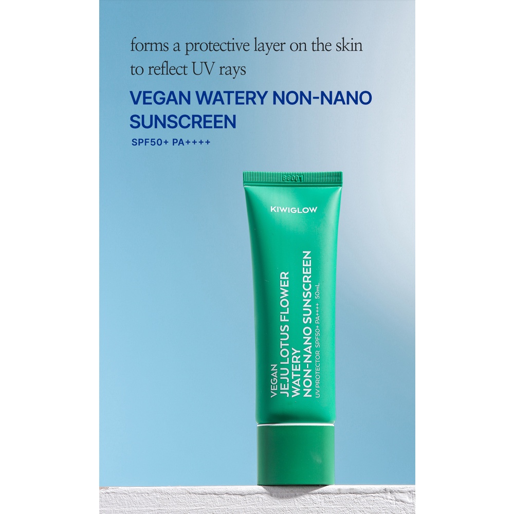 [KIWIGLOW] Vegan Jeju Lotus Flower watery Non-Nano Sunscreen_ 50ml ...