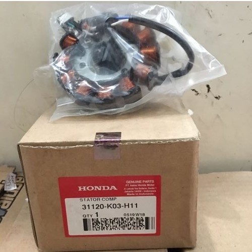 HONDA DASH-FI STATOR COMP/FUEL COIL ORIGINAL(31120-K03-H11) | Shopee ...