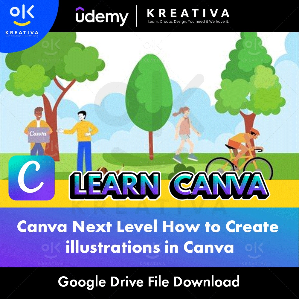 Video Course - Canva Next Level How to Create illustrations in Canva ...
