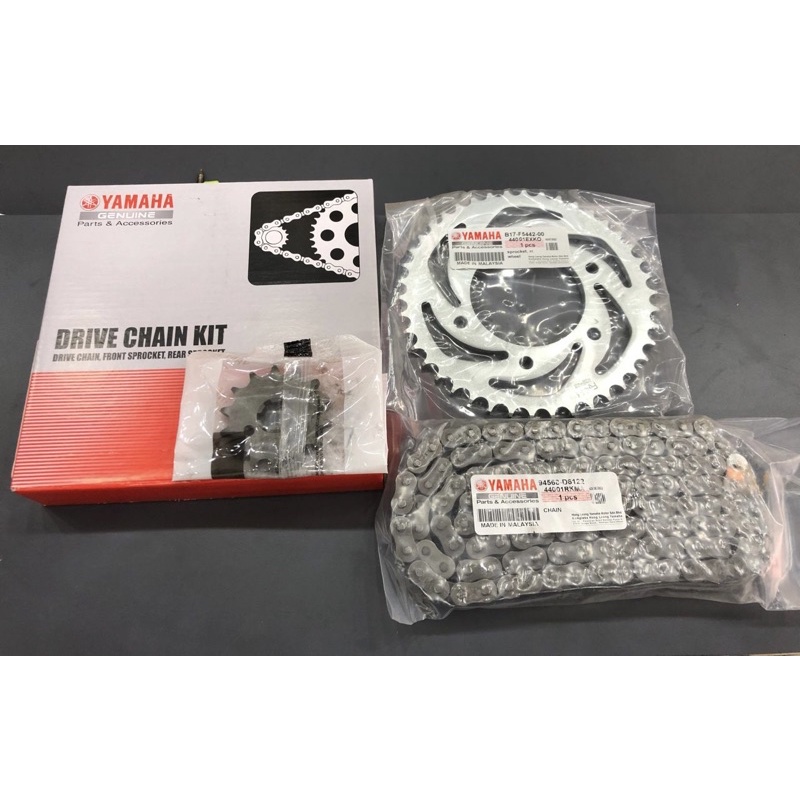Yamaha Y15ZR Sprocket Set Original Standard Kilang Drive Chain Kit (B17 ...