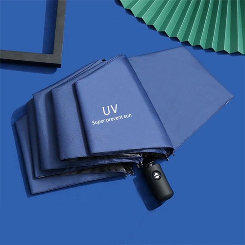 UPF 50+ UV Protection Fully Automatic Umbrella Anti UV Super Prevent Sun 8 Ribs 1 Touch Open ...
