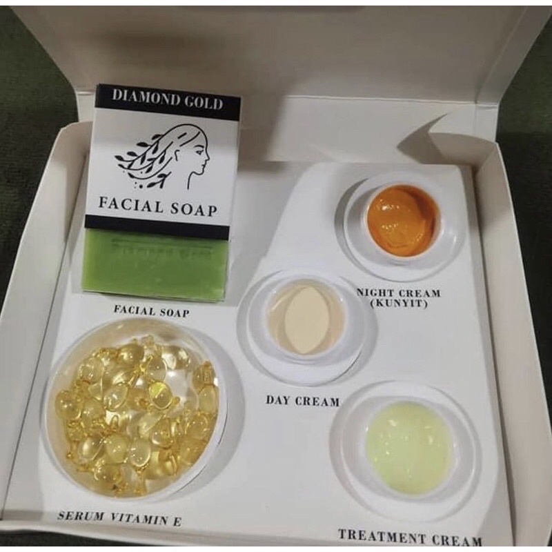 DIAMOND GOLD SKINCARE ADVANCE FORMULA ORIGINAL HQ 💯 NEW LOOK 🎉 | Shopee ...