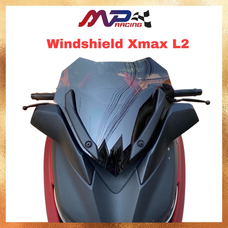 Xmax V1 250 Windshield bentuk love,L2 black smoke,blue smoke,clear ...