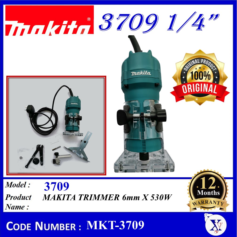 MKT-3709 MAKITA 3709 Trimmer 530w 6mm | Shopee Malaysia