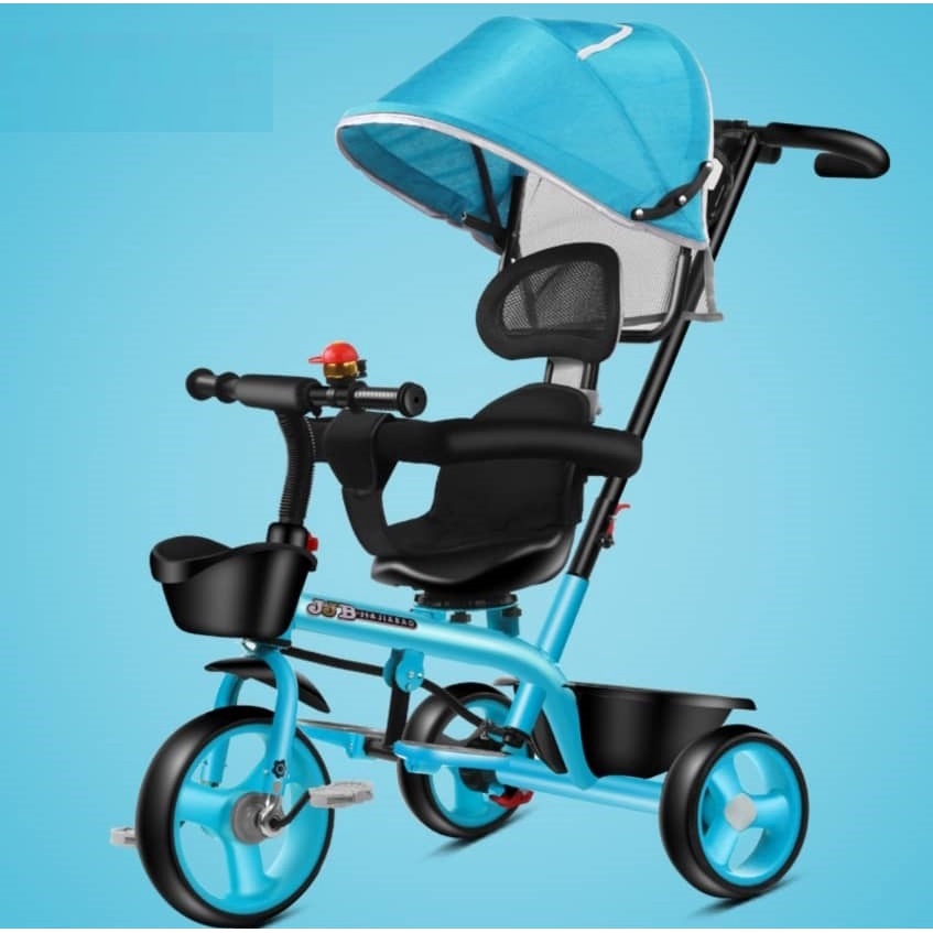 Kids Tricycle Bicycle Children Bike Stroller Flash Wheel Scooter ...