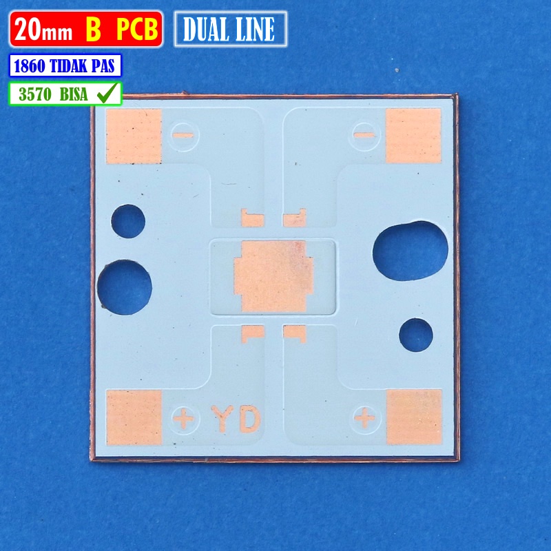 Pcb B 3570 20mm Copper Dual MCP CSP LED Laser BiLED Projie Dakar RTD ...