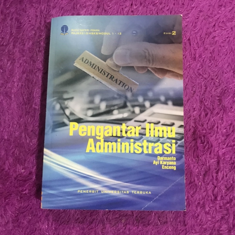 Introduction to Administrative Science Book | Shopee Malaysia