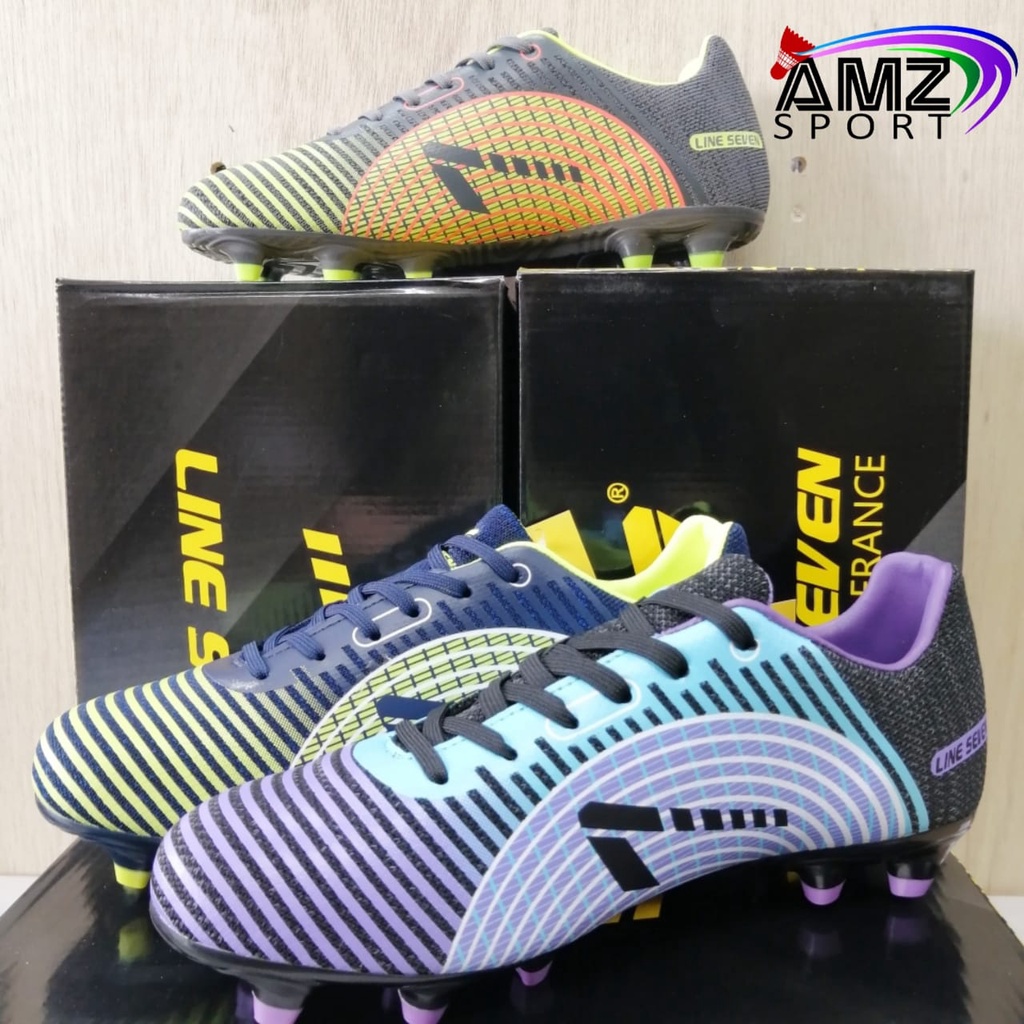 LINE SEVEN 7 STALLIOM FOOTBALL SHOE FREE SHIN PAD(ORIGINAL & READYSTOCK ...