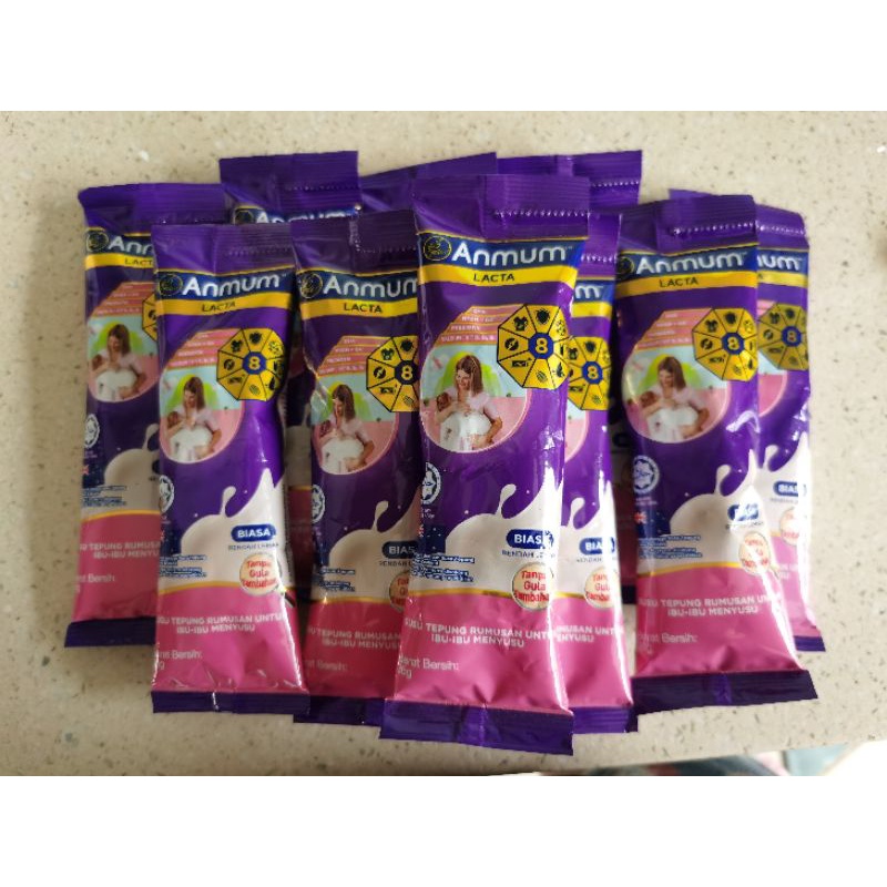 Anmum Lacta breastfeeding ( 10 sachet- 36g per pack) | Shopee Malaysia