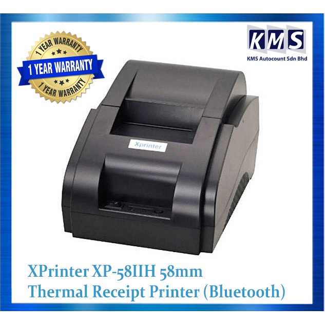 Thermal Receipt Printer (Xprinter) XP-58iiH 58mm (Bluetooth) | Shopee ...