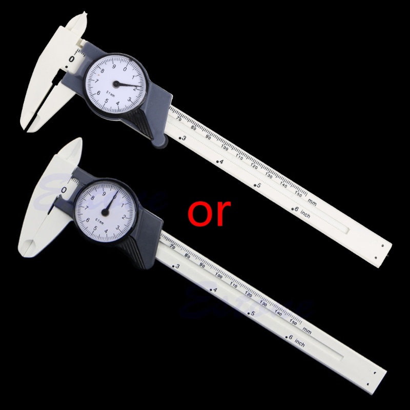 HL Dial Caliper Vernier Dial Caliper 0-150mm 6inch Measuring Tool 4 Way ...
