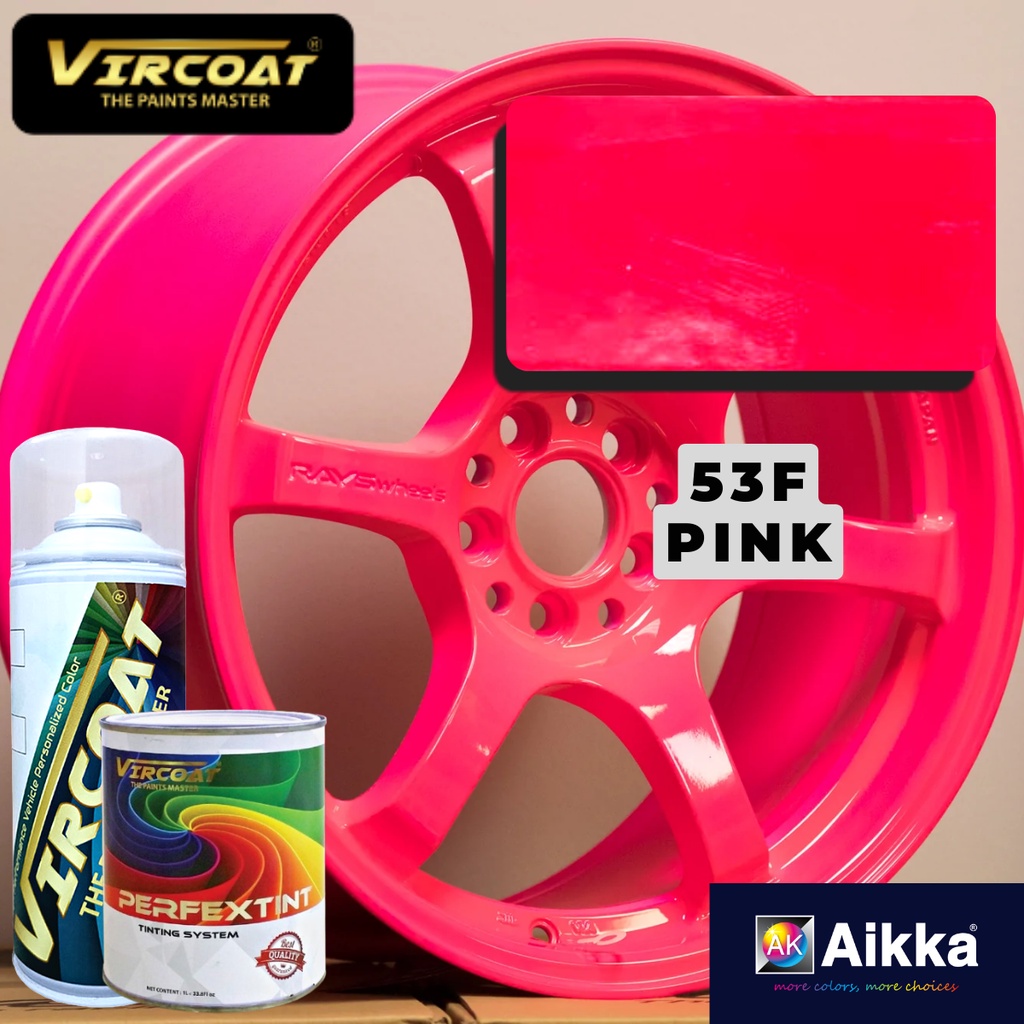 [Sport Rim Fluorescent Pink 53F] Paint AIKKA Aerosol Spray Paint for ...