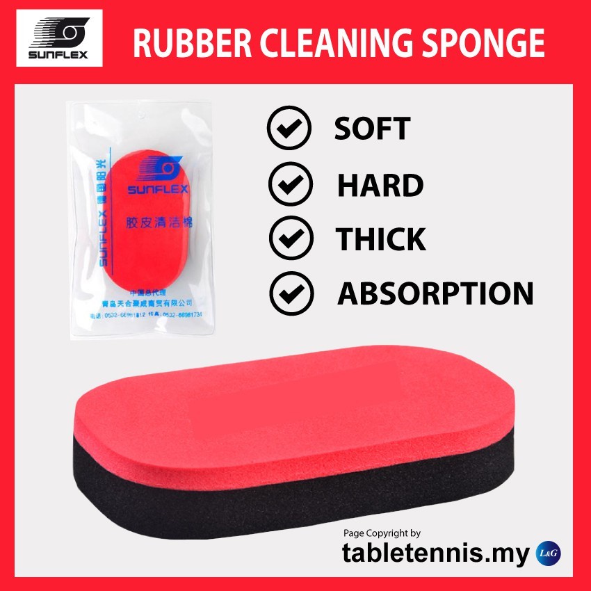 Sunflex Sponge Rubber Sponge Table Tennis Ping Pong Cleaner Sponge ...