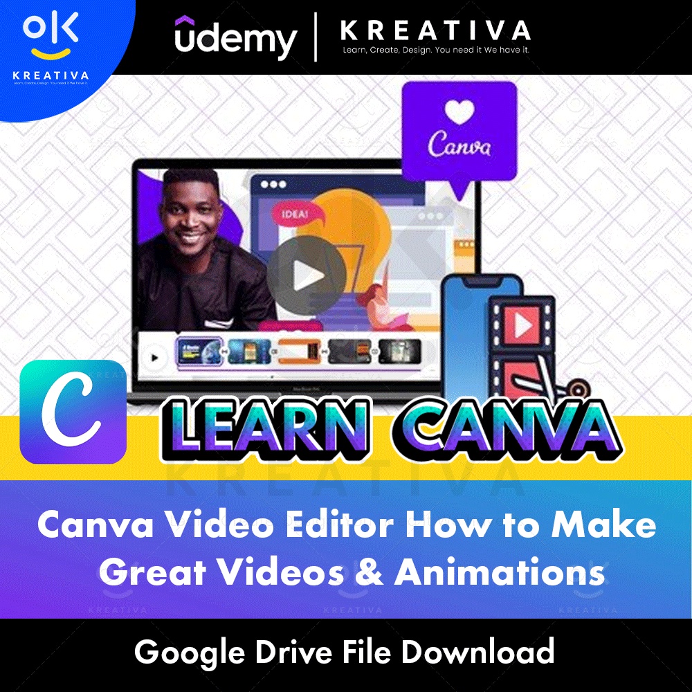 Video Course - Canva Video Editor How to Make Great Videos & Animations ...
