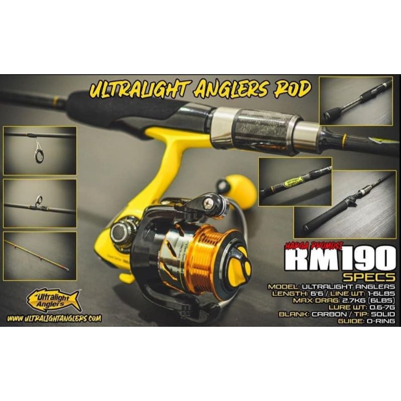 Ultralight Anglers BC rod, limited edition Solid Tip | Shopee Malaysia