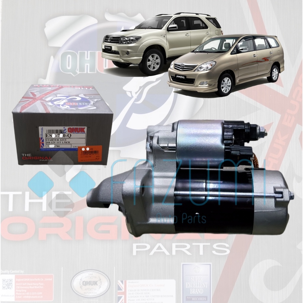 Toyota Innova 2.0 2005/ Fortuner 2.7 2005 QHUK Starter | Shopee Malaysia