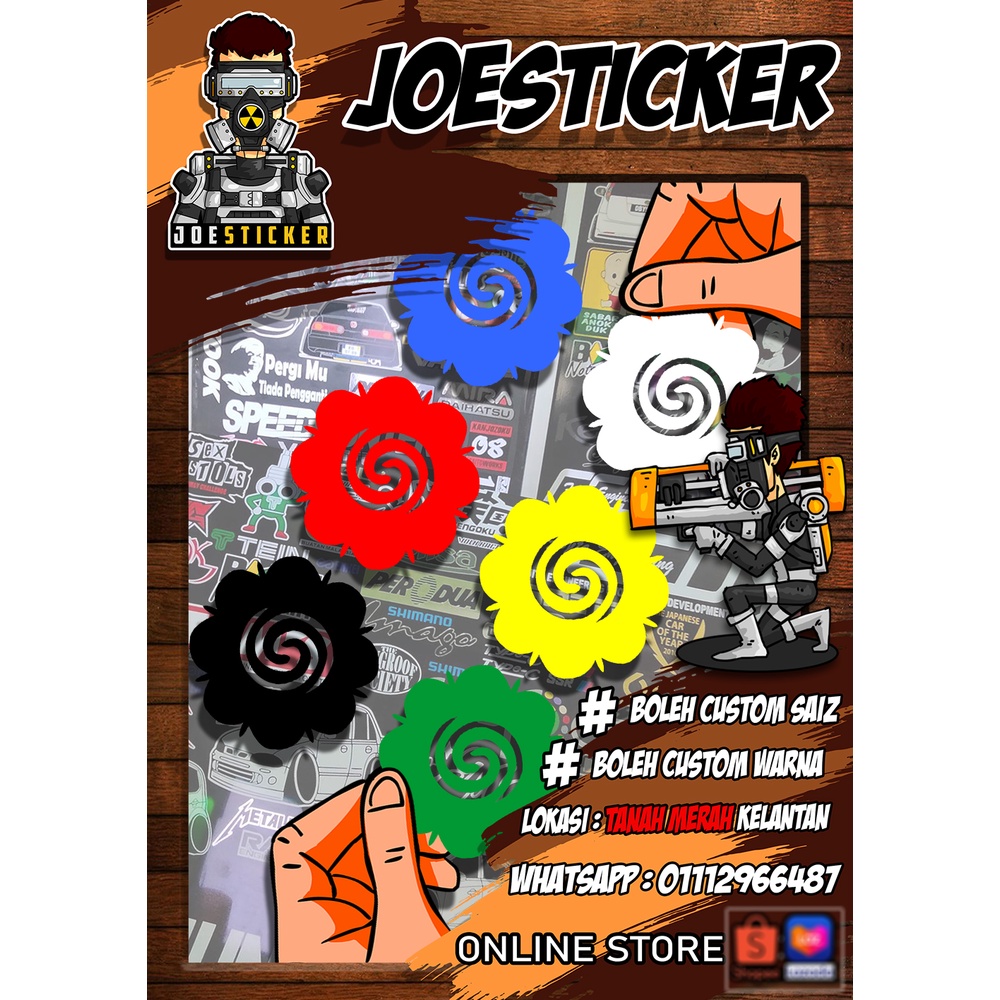 STICKER BUNGA TERUNG PELBAGAI SAIZ DAN WARNA | Shopee Malaysia
