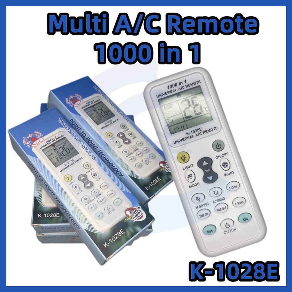 Multi Universal Aircond Remote Control 1000 In 1 Air Conditioner K