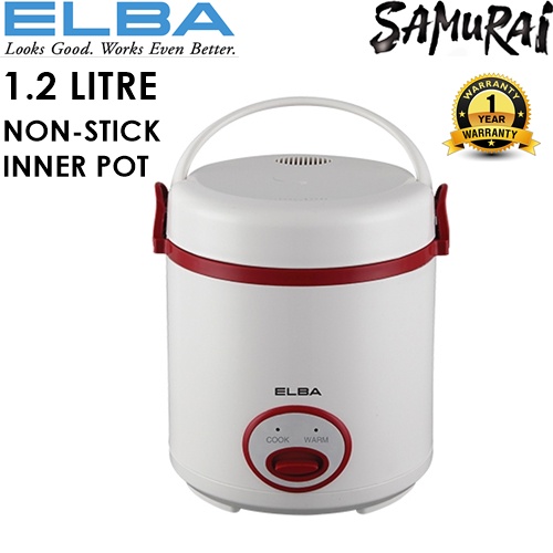 ELBA RICE COOKER 1.2L ERCD1233(WH) | Shopee Malaysia