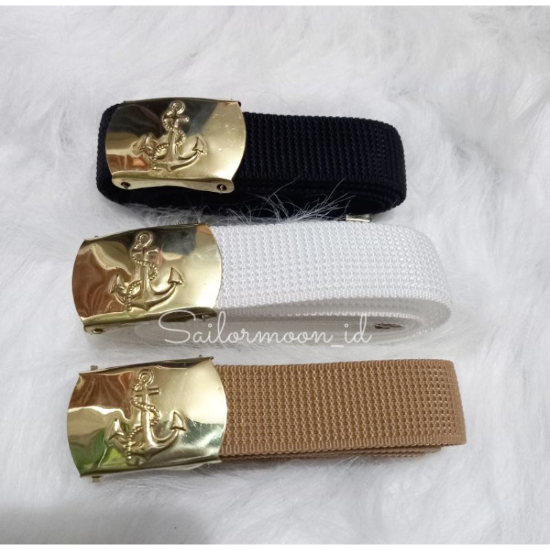 PUTIH HITAM Anchor Belts Anchor Belts Shipping Cadets Belts Sailor ...