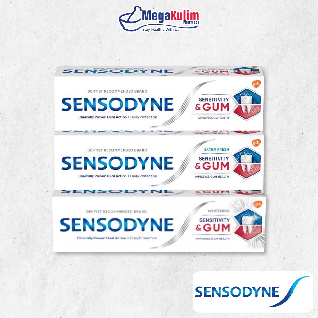 Sensodyne Sensitivity & Gum 100g (Original / Extra Fresh / Whitening / Enamel Mint) | Shopee ...