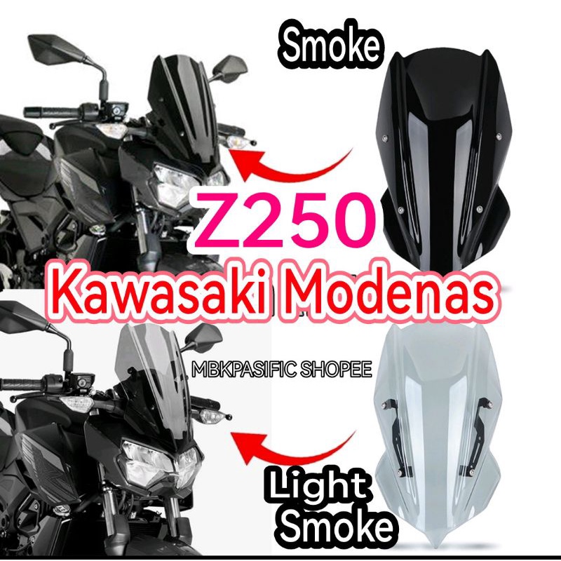 LIMITED OFFER Z250 Kawasaki Modenas Windshield Windscreen Visor 2019 ...