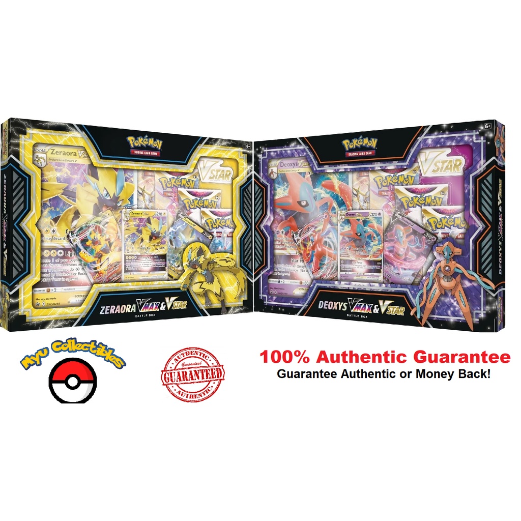 Pokemon TCG: October Battle Box (Zeraora/Deoxys) | Shopee Malaysia