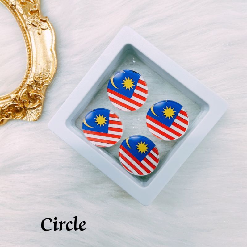 Baby Brooch Pin Tudung Bendera Malaysia Brooch Bunga Merdeka Kerongsang ...