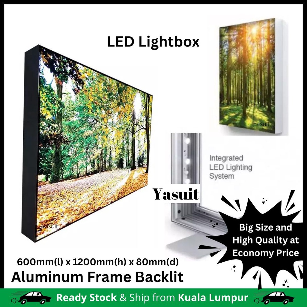 Big Size Factory Price Aluminium LED Lightbox Aluminum Sign Board ...