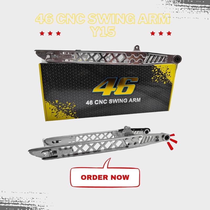 46 SWING ARM Y15 HEAVY DUTY ARM ALLOY XXX TONKA ARM ALLOY LC135 Y15 ...