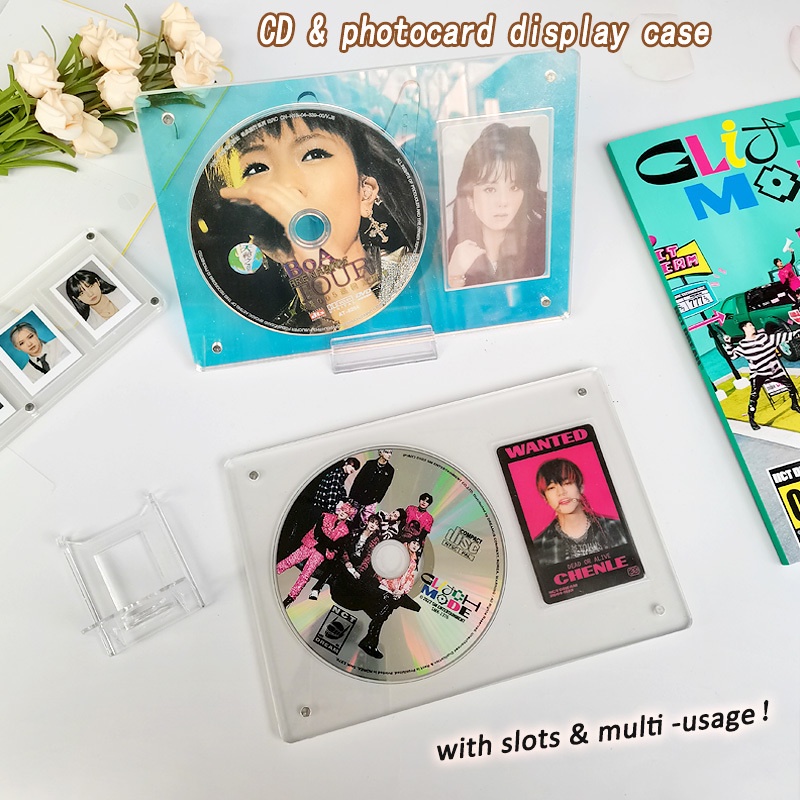 【CD & PC Display Case】High Clarity Acrylic Magnetic CD Photocard ...