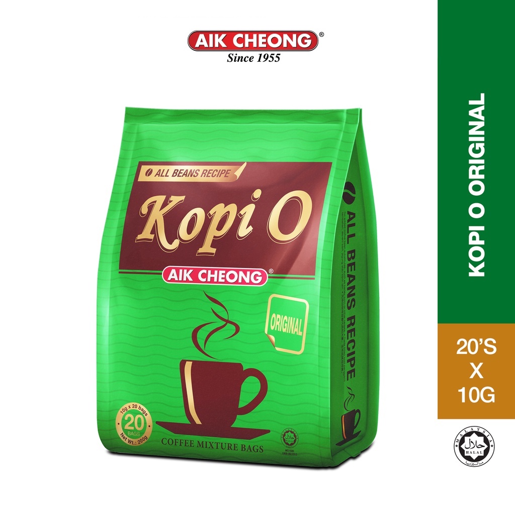 AIK CHEONG Kopi-O Bag 200g (20'S X 10G) | Shopee Malaysia