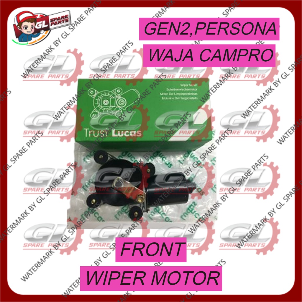 PROTON WAJA CAMPRO GEN2 PERSONA OLD FRONT WIPER MOTOR (LUCAS) | Shopee ...