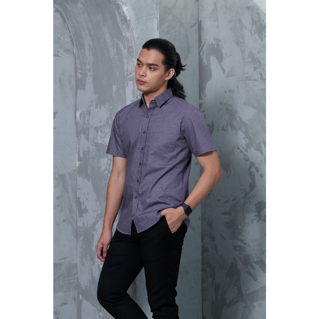 I Am Famous Slim Fit Shirt | Shopee Malaysia