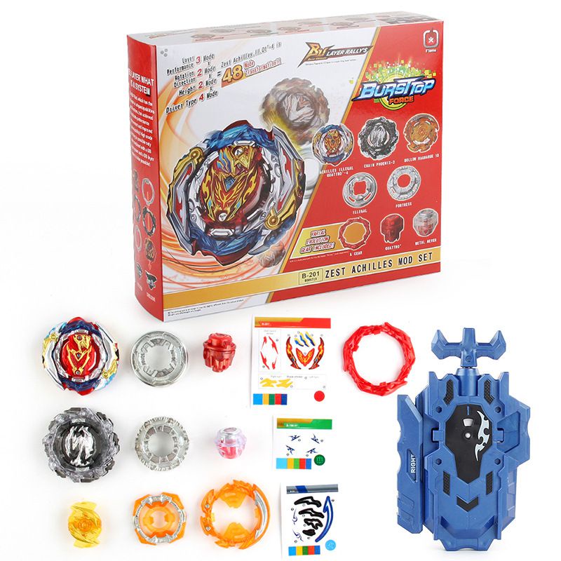 Up Fire The Fun With Flame Beyblade B-201 B-198 B-176 Zest Achilles ...