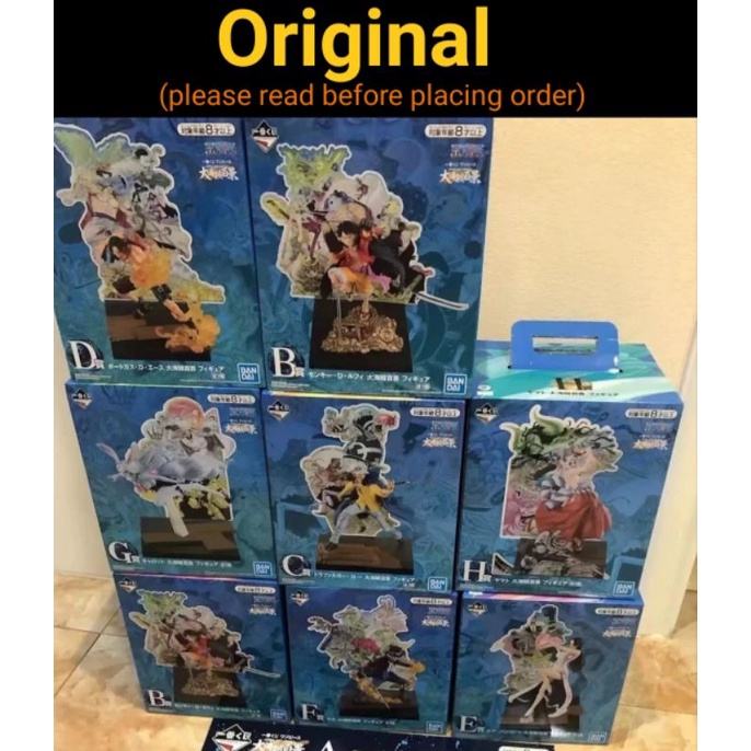 Original One Piece 1000 logs Trafalgar Law Prize C Ichiban Kuji Luffy ...