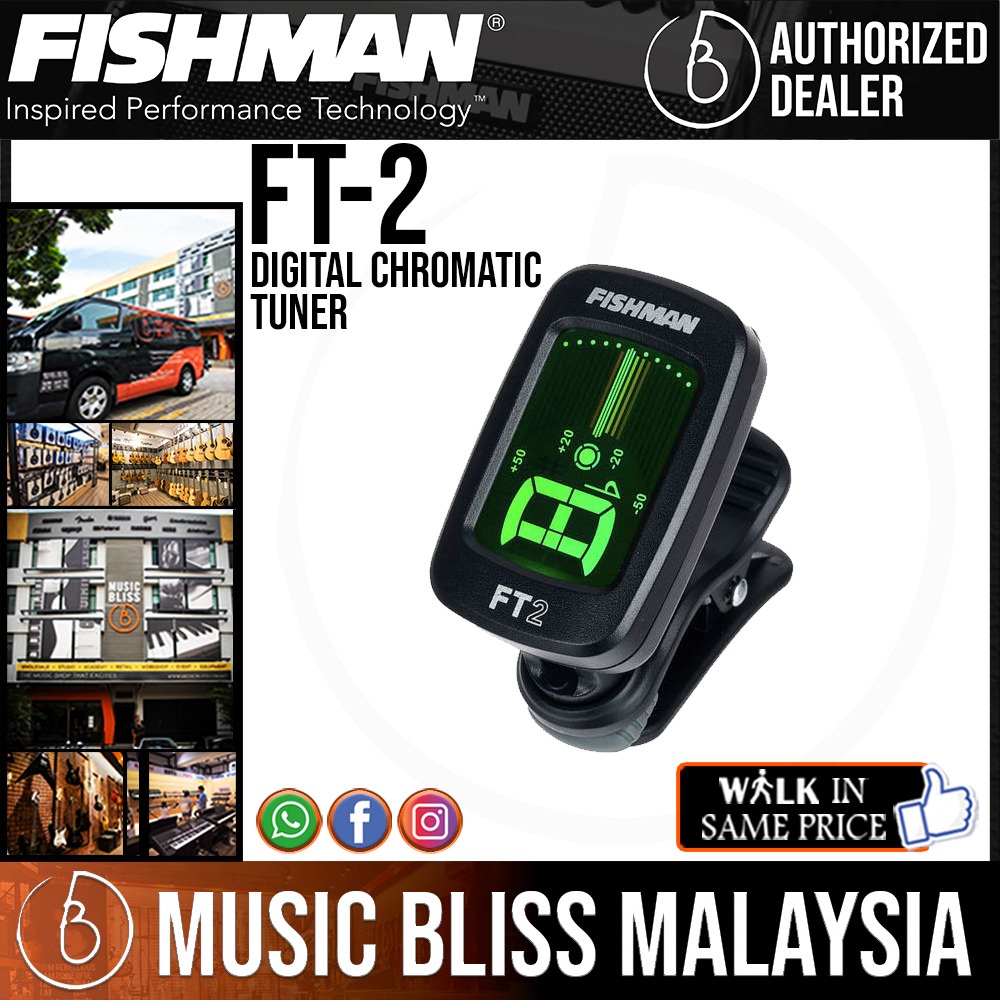Fishman FT-2 Clip-on Acoustic Tuner (FT2) | Shopee Malaysia