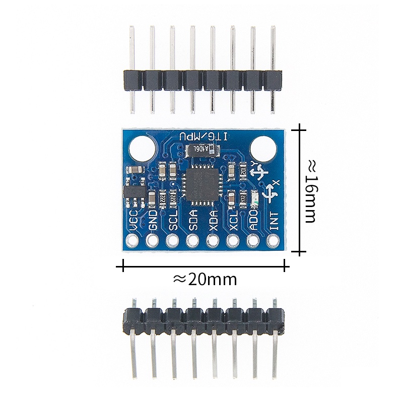GY-521 MPU-6050 MPU6050 Module 3 Axis analog gyro sensors+ 3 Axis ...