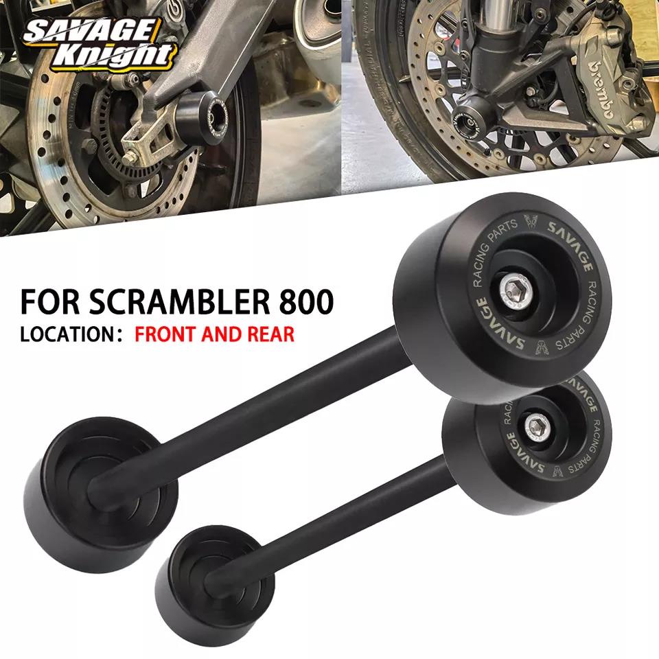 Motorcycle Front Rear Wheel Fork Slider For DUCATI SCRAMBLER 800 Cafe ...