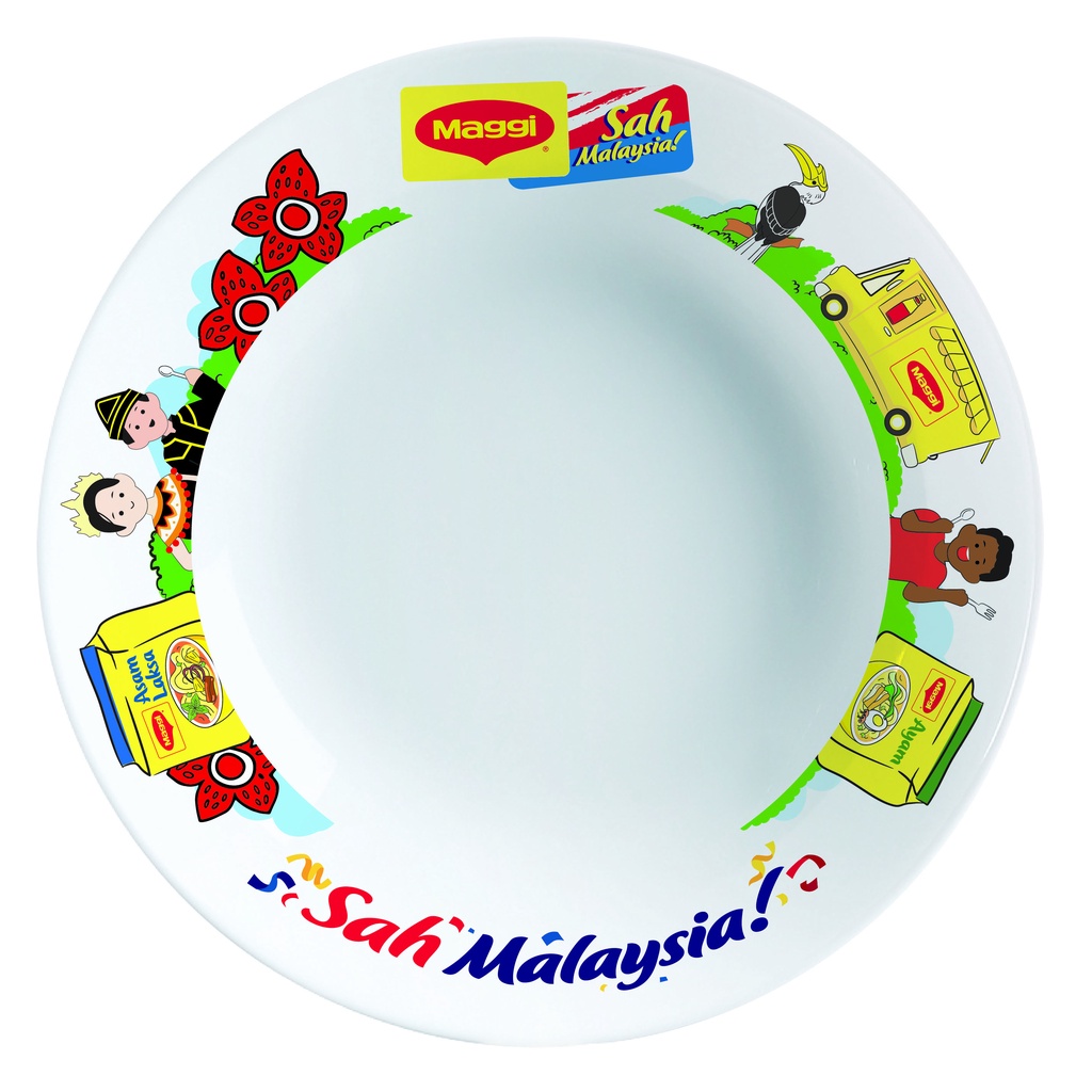 Maggi Deep Plate - Random Design [Not For Sale] | Shopee Malaysia
