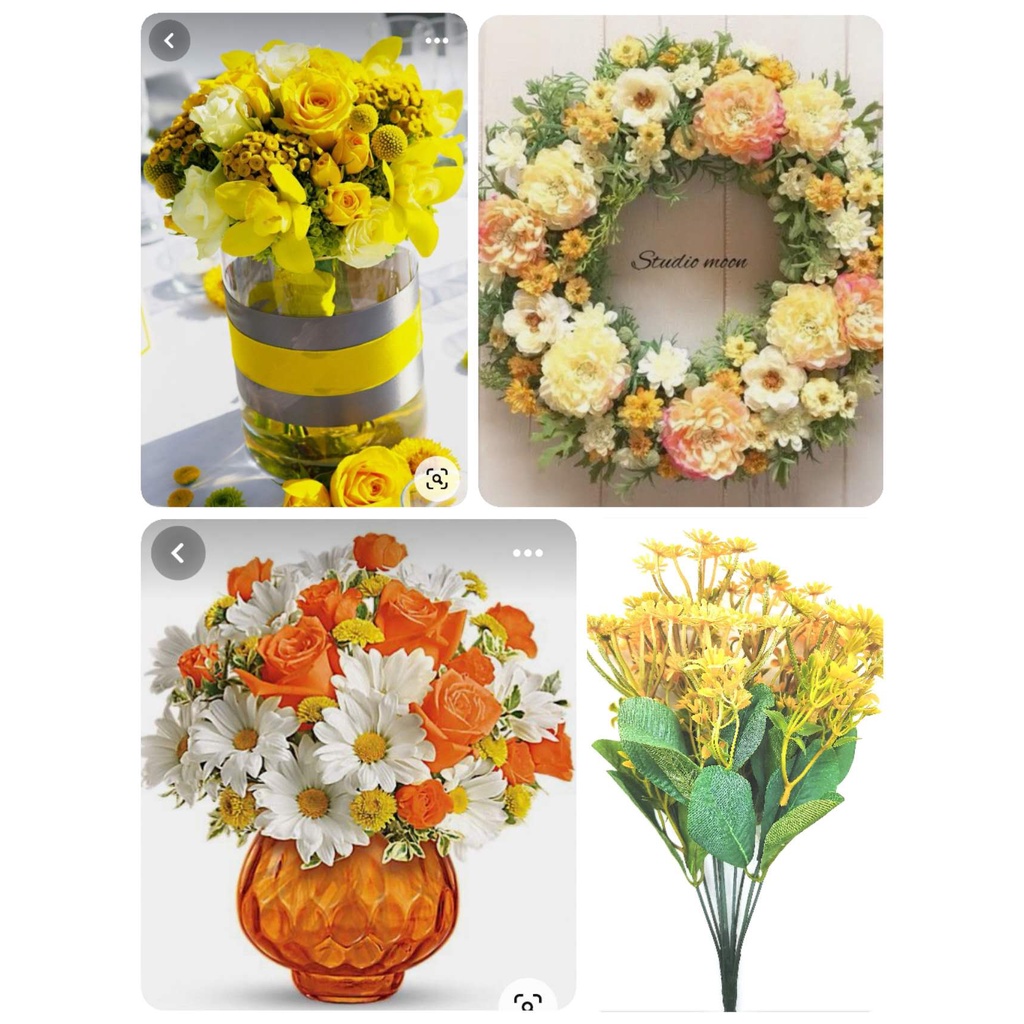 Artificial Flower Small Daisy/Home deco/Gubahan bunga hiasan/Hiasan ...