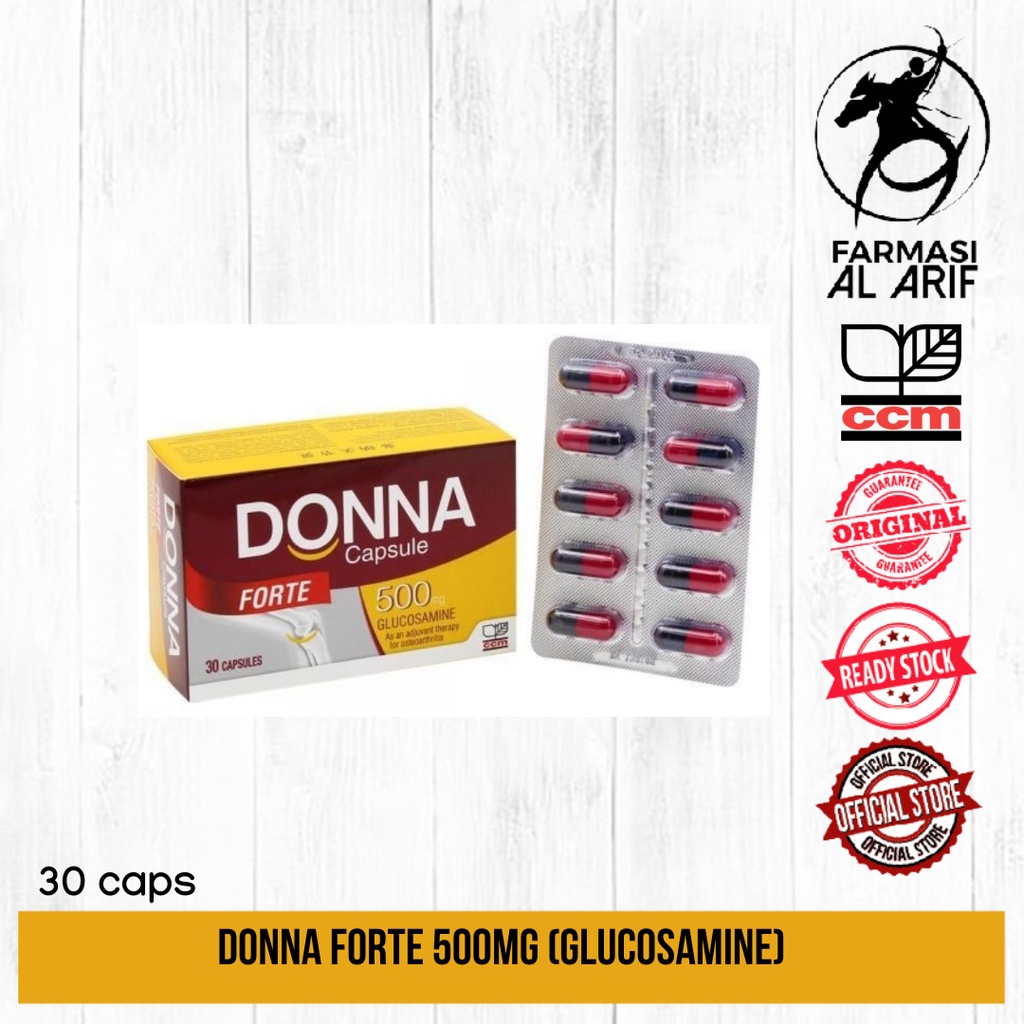 Donna Forte 500mg Glucosamine (Supplement lutut dan sendi) | Shopee ...