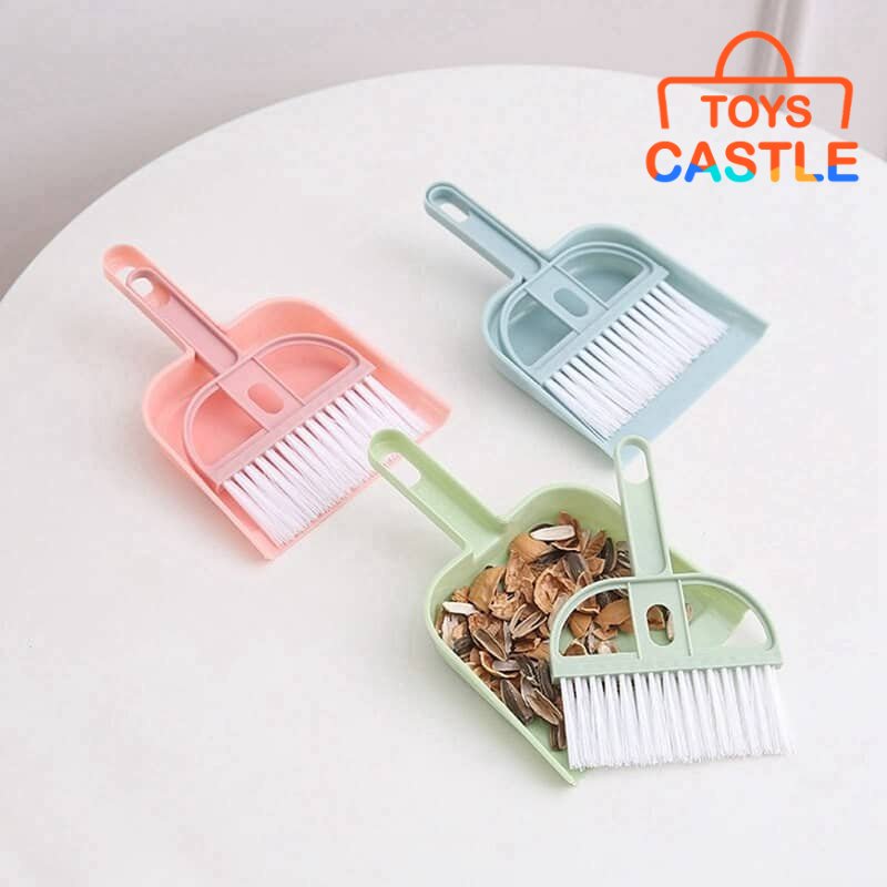 [Fast Shipping] Mini Desktop Broom Dustpan Set Car Broom Sweep Bed Hair ...