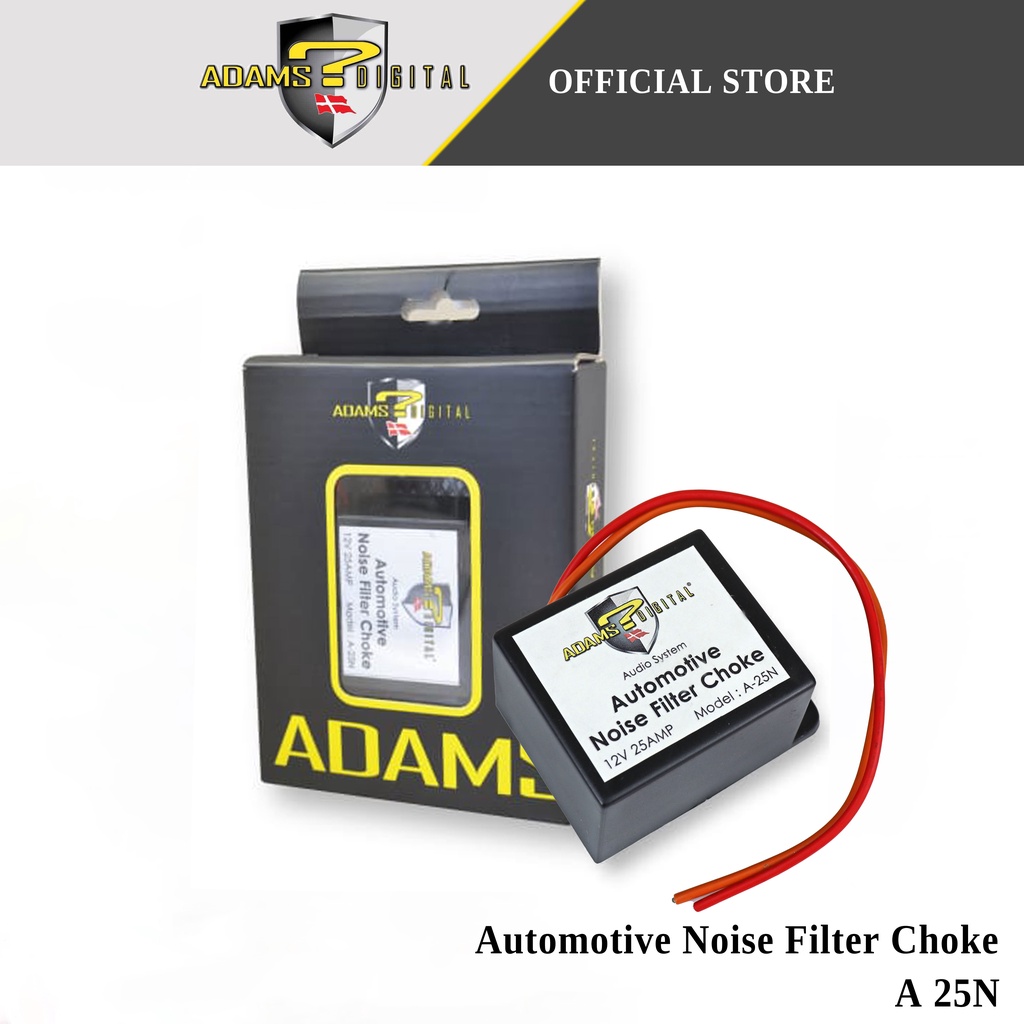 Adams Digital A-25N Automotive Noise Filter Choke (12V 25AMP) | Shopee ...