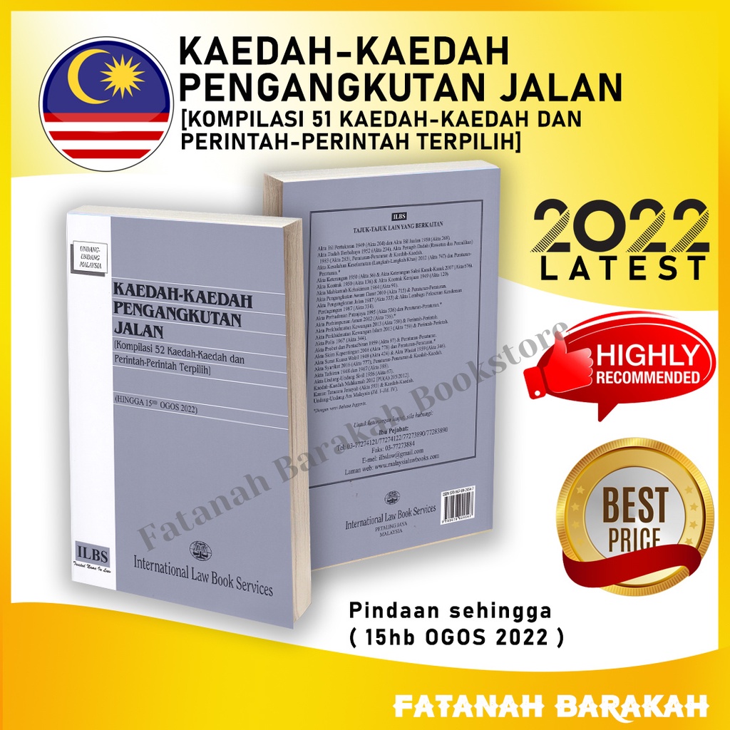 Kaedah-Kaedah Pengangkutan Jalan [Kompilasi 52 Kaedah-Kaedah dan ...