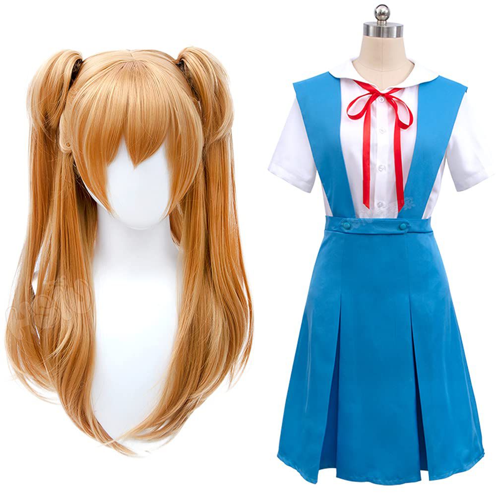 Eva Beautiful Asuka Wig Built-in Mesh For Comfort Suitable For Role And ...