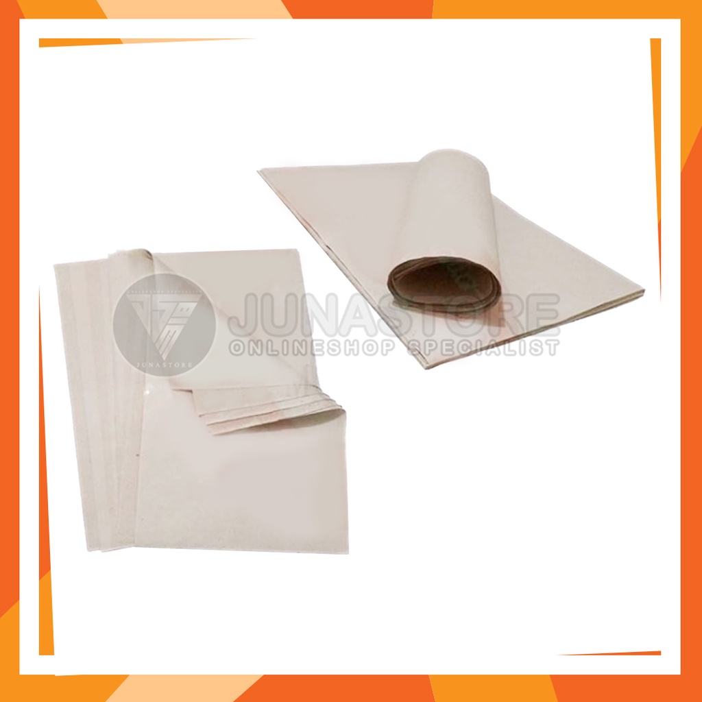 PUTIH Kw2 white rice paper / padang rice wrapping paper (1kg) | Shopee ...